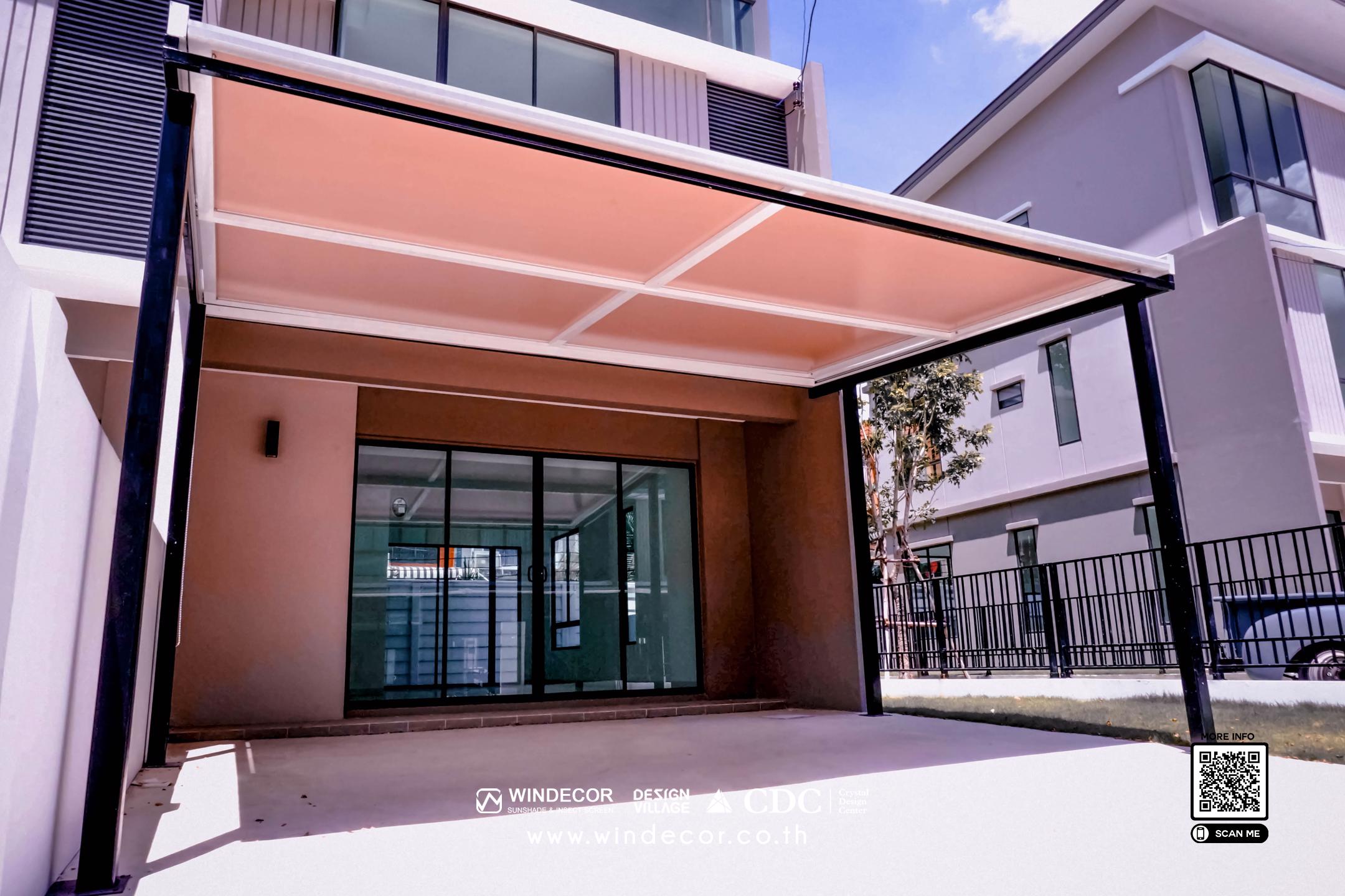 หลังคาผ้าใบเลื่อนสไลด์ รุ่น ARES (Sliding Roofs) - 094 943 5562 | LINE OA : @WINDECOR